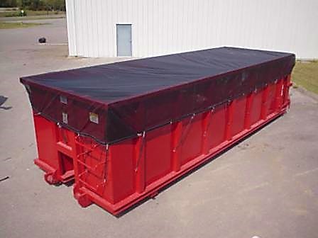 Roll off Dumpster Covers and Hand Thrown Dumpster Covers