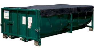 Roll off Dumpster Covers Supplier, Hand Thrown & Ribbed Dumpster Covers