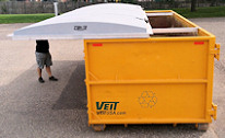 Roll off Dumpster Covers and Hand Thrown Dumpster Covers