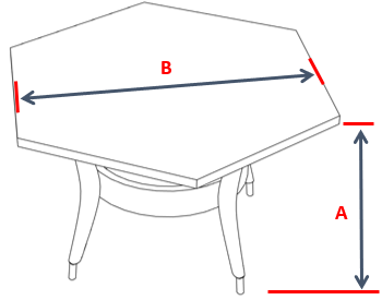 Hexagon Table Covers | Waterproof Protection For Your Furniture